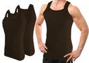 Square Cut G-unit Tank Top | Muscle Rib A-Shirts | Men's (2 Pack)